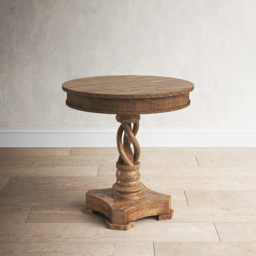 Farmhouse & Rustic Pedestal Base End & Side Tables | Birch Lane