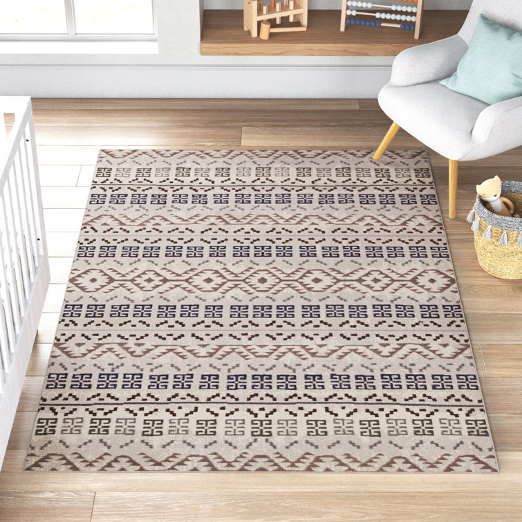 Mack + Milo Ayres Tufted Grey/Blue/Mauve Rug | Wayfair.co.uk