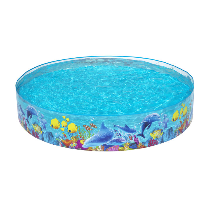 Bestway 1.51 ft x 8.01 ft Plastic Kiddie Pool | Wayfair.co.uk