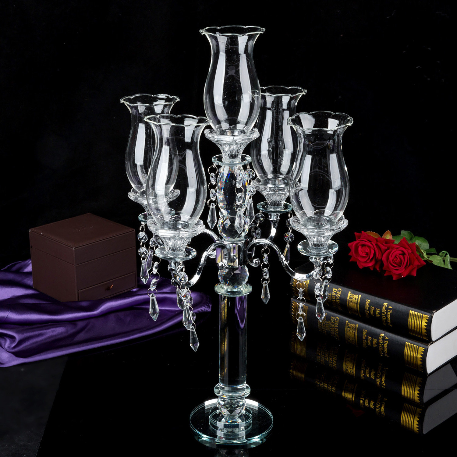 Rosdorf Park Crystal Candelabra & Reviews | Wayfair.co.uk