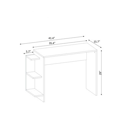 Latitude Run® 3 Tier Modern Desk | Wayfair