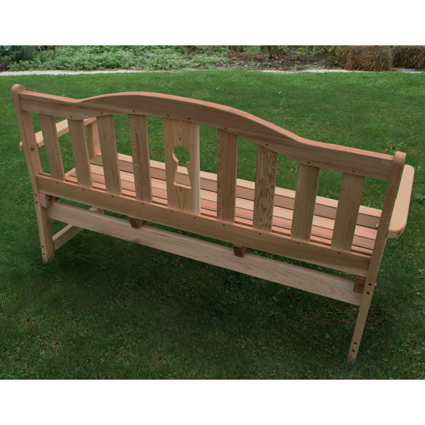 Creekvine Designs Cedar Benches Cedar Outdoor Bench | Wayfair