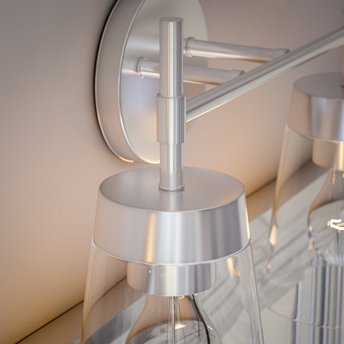 Wade Logan® Kaylin 2 - Light Dimmable Vanity Light & Reviews | Wayfair