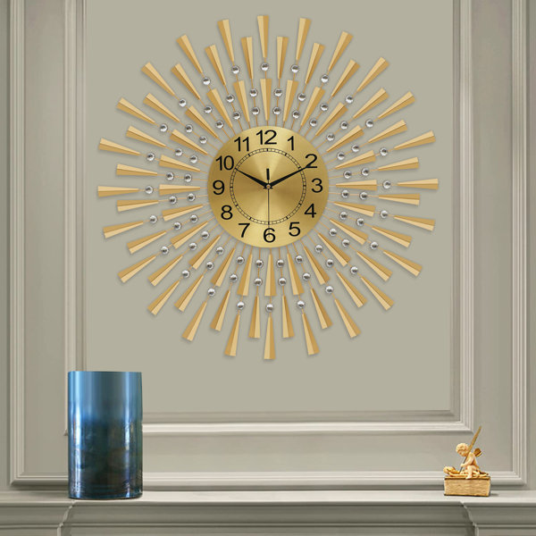 Mercer41 Lawnmont Metal Wall Clock | Wayfair