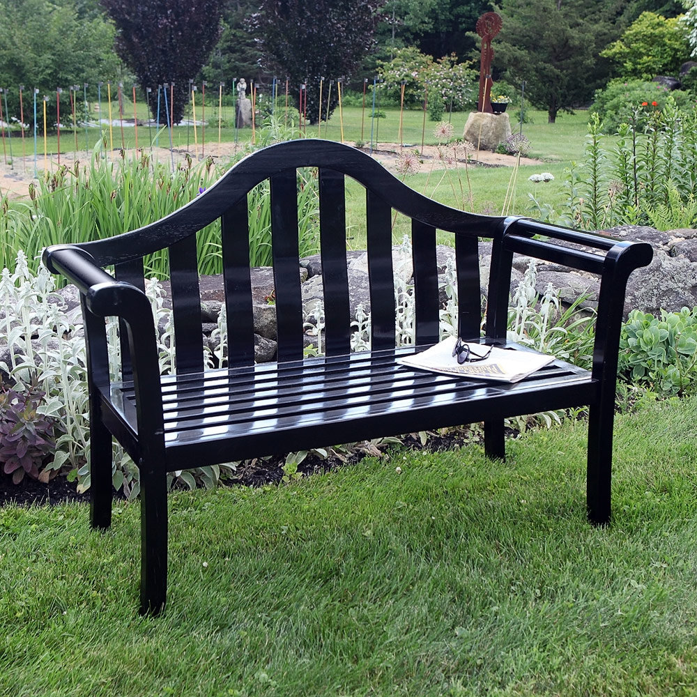 ACHLA Camelback Wooden Garden Bench | Wayfair ACHLA Camelback Wooden Garden Bench | Wayfair