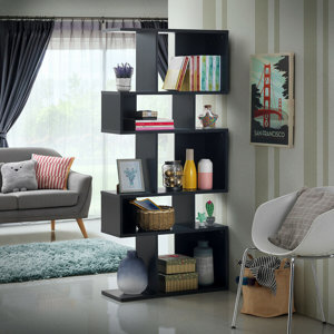 Red Barrel Studio® Fonseca Geometric Bookcase & Reviews | Wayfair