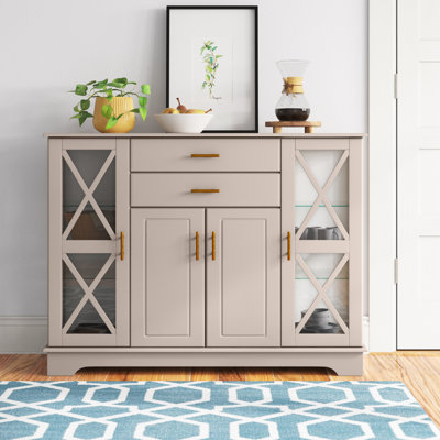 Winston Porter Carey-Ann 47.25'' Wide 2 Drawer Server & Reviews | Wayfair