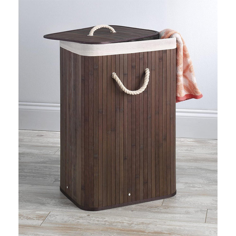 XUANYUE Bamboo Laundry Hamper | Wayfair