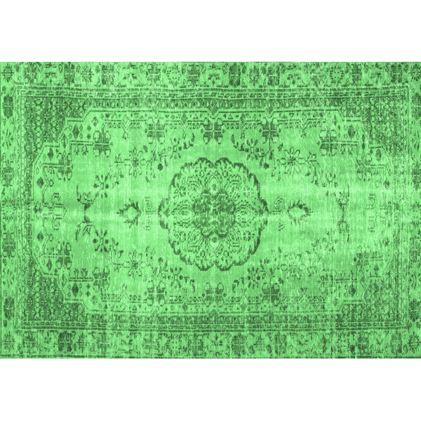 Rosalind Wheeler Andrick Machine Woven / Power Loomed Green Machine ...