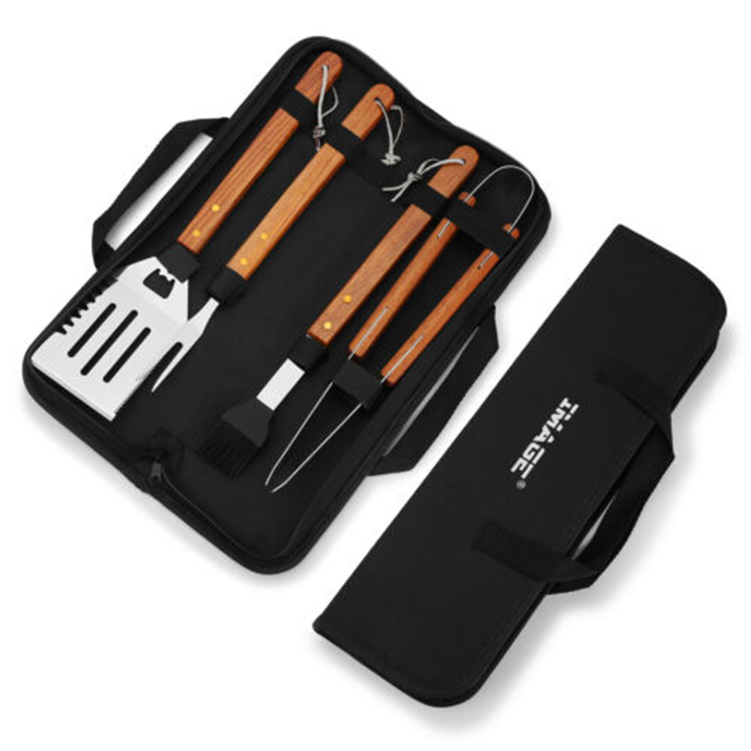 Image 4-Piece Grilling Tool Set & Reviews | Wayfair