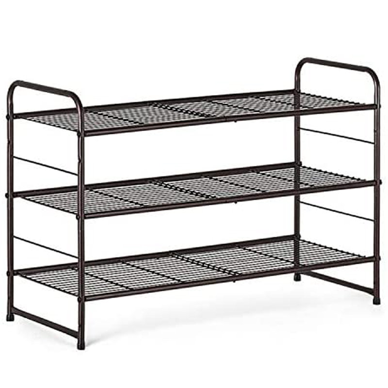 Rebrilliant Multi-Function Wire Grid 12 Pair Shoe Rack & Reviews | Wayfair