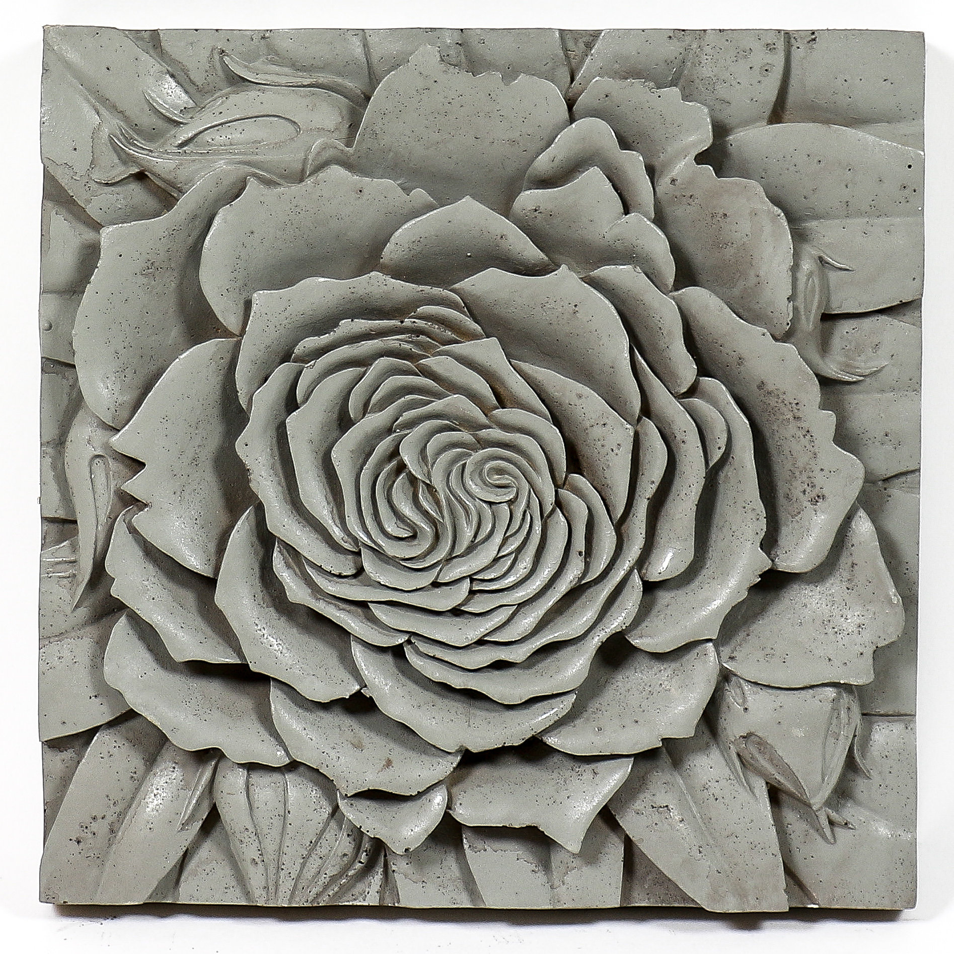 Bungalow Rose Rose Plaque Wall Sculpture | Wayfair