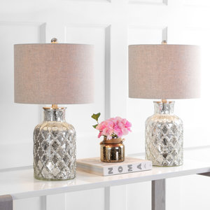 Highland Dunes Gilles Glass Table Lamp & Reviews | Wayfair