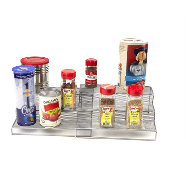 Mind Reader 3 Tier Shelf for Kitchen Ingredients and Spices Rack ...