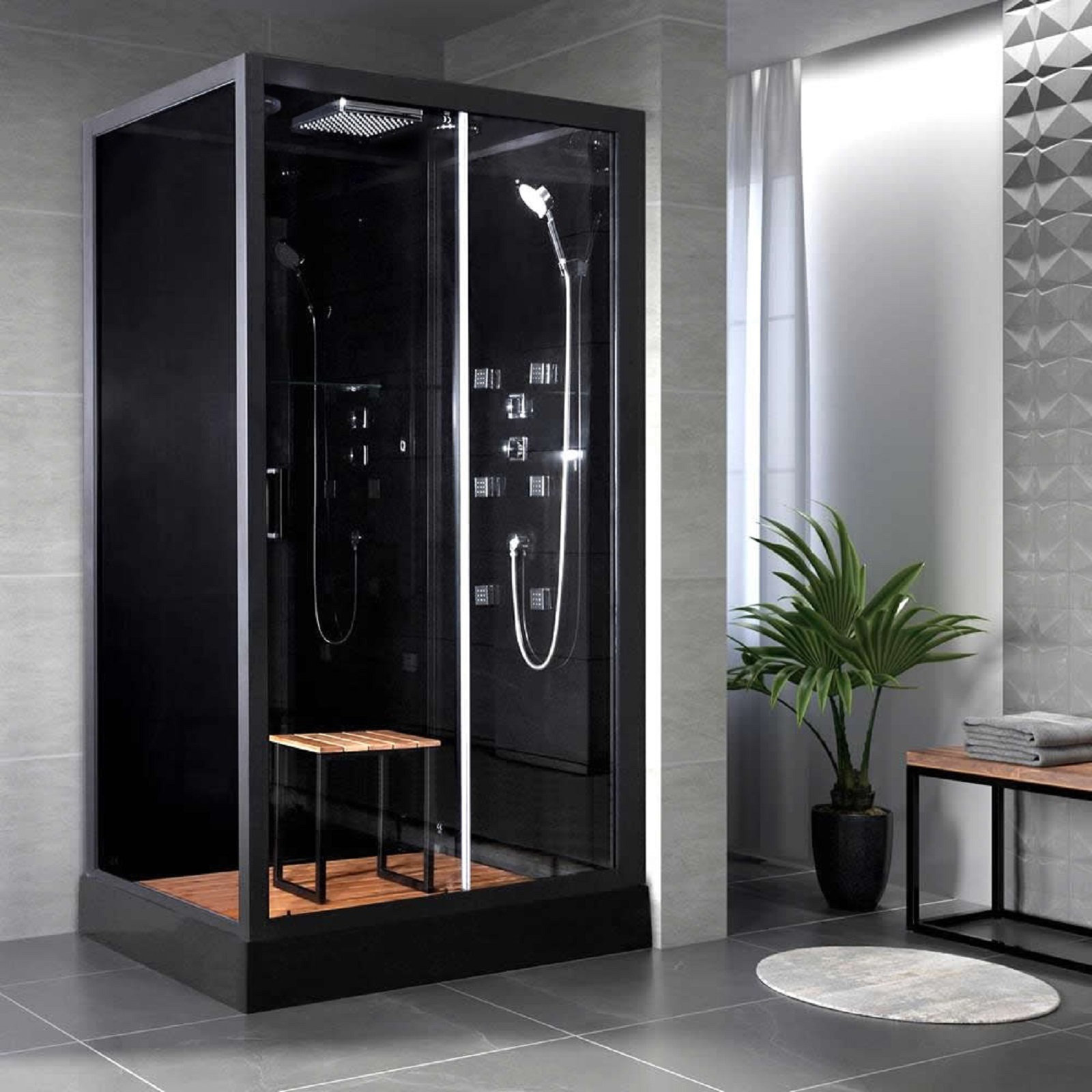 Vidalux Fusion 1200 x 900 Hydro Shower Cabin | Wayfair.co.uk