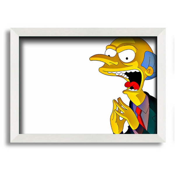 Zoomie Kids Munnsville The Simpsons Mr Burns - Single Picture Frame Art ...