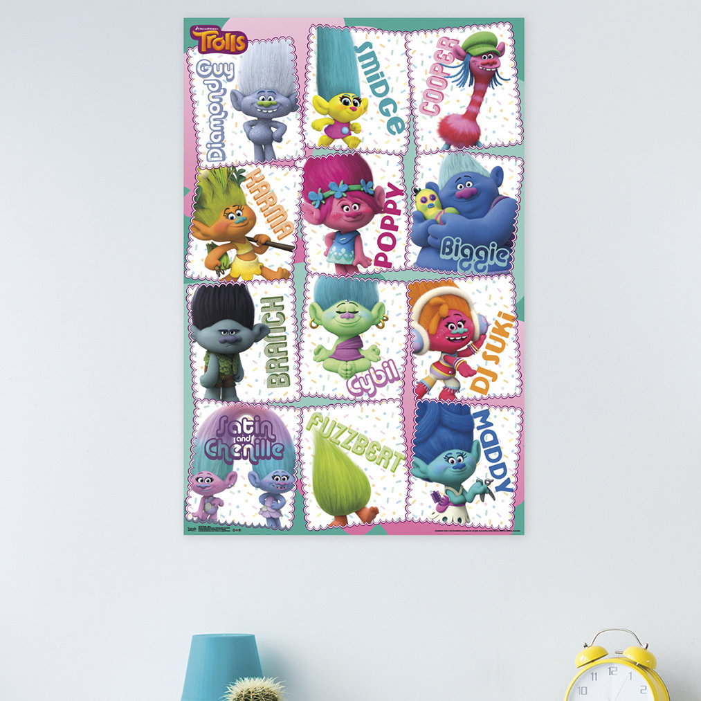 Trends International Trolls - Grid Paper Print - Wayfair Canada