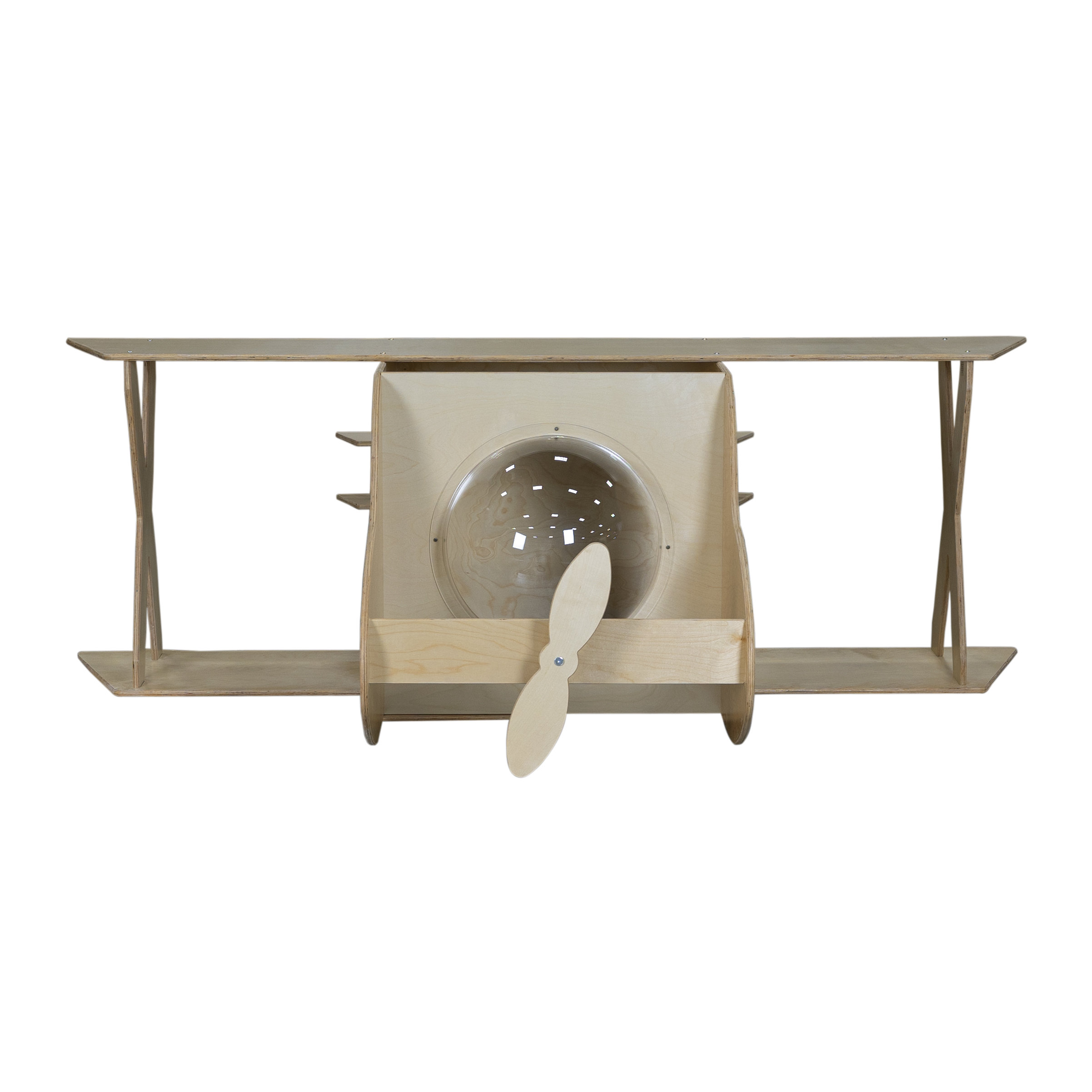 Wood Designs Biplane Reading and Play Cube | Wayfair