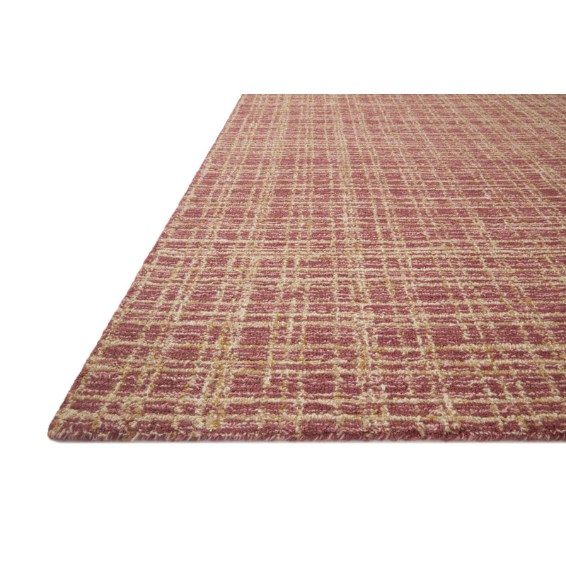 Chris Loves Julia x Loloi Polly Checkered Berry/Natural Area Rug ...