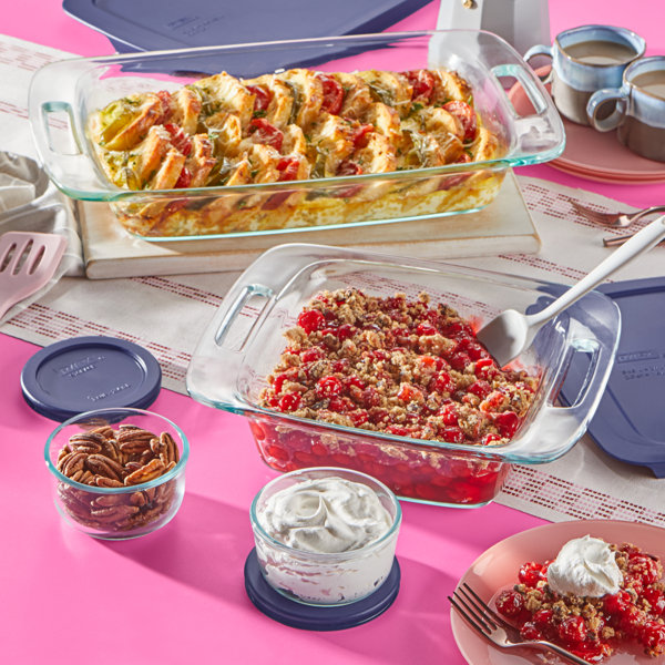 Pyrex Easy Grab 8 Piece Bakeware Set & Reviews | Wayfair
