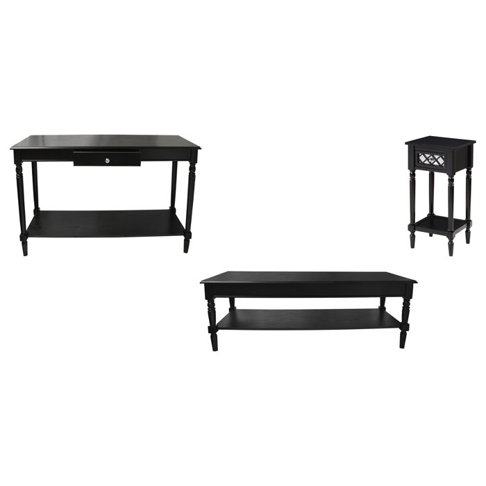 Charlton Home® Alishaba 3 Piece Coffee Table Set & Reviews | Wayfair