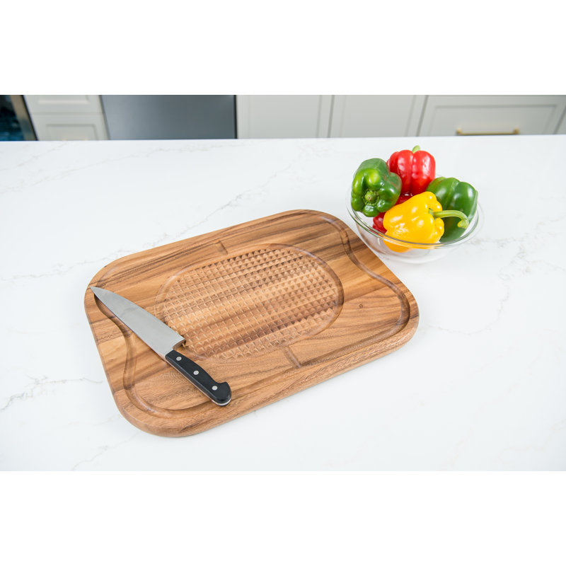 Lipper International Acacia Wood Cutting Board & Reviews | Wayfair