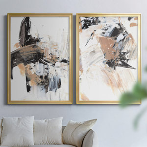 Orren Ellis Framed On Canvas 2 Pieces Print | Wayfair