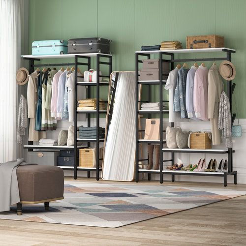 17 Stories Krinden 47'' Clothes Rack & Reviews | Wayfair