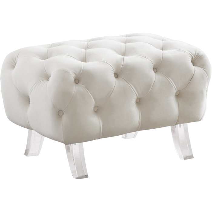 Rosdorf Park Anneluise Upholstered Ottoman | Wayfair