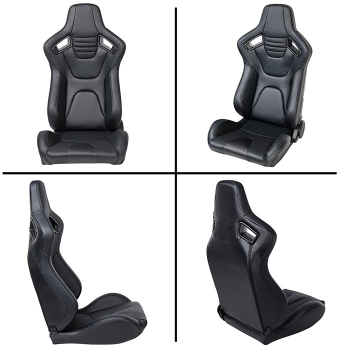 Ostreici Reclining Ergonomic Faux Leather PC & Racing Game Chair in ...