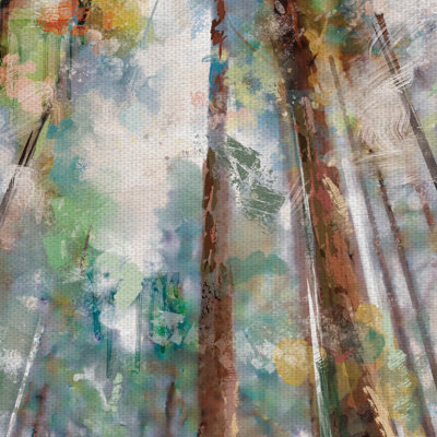 Millwood Pines Forest Colors - Painting on Canvas & Reviews | Wayfair