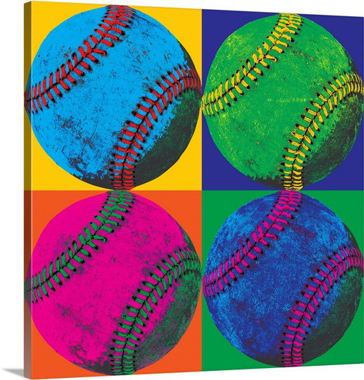 Great Big Canvas Ball Four Ball Four-Baseball - Graphic Art on Canvas ...