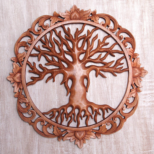 Astoria Grand Tree Roots Wood Wall Décor | Wayfair