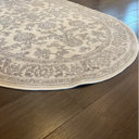 Andover Mills™ Hillyer Floral Area Rug in Light Gray/White & Reviews ...