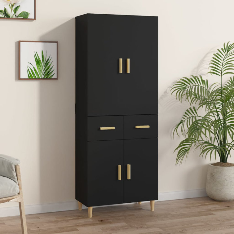 17 Stories Kassidee 69.5Cm Wide 2 Drawer Highboard | Wayfair.co.uk
