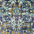 Bungalow Rose Performance Blue Rug & Reviews | Wayfair