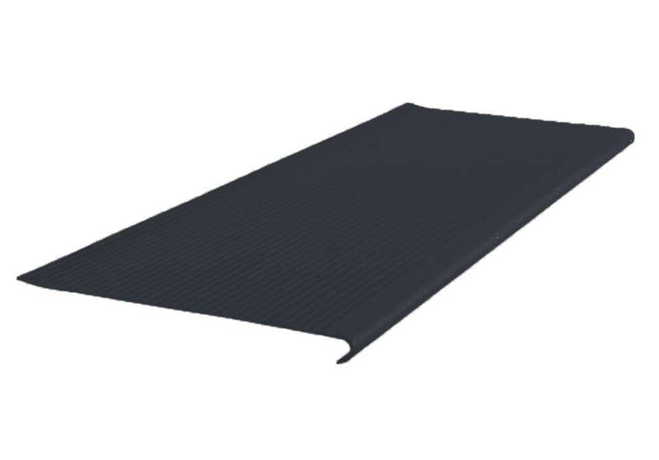 ROPPE 42" Vinyl Rib Round Nose Stair Tread & Reviews | Wayfair