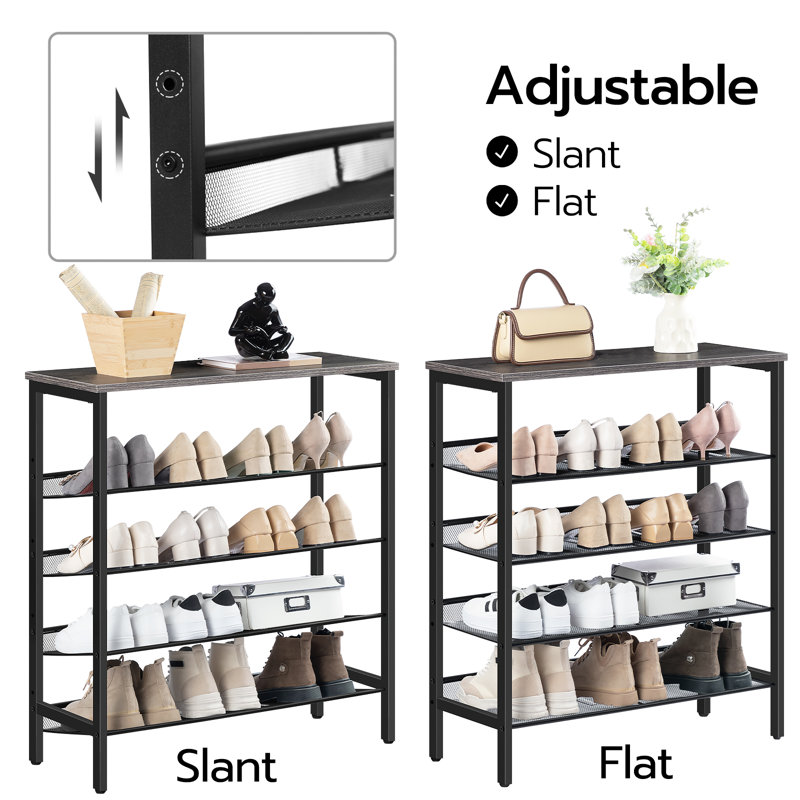 17 Stories Alheide 5 Tier 20 Pair Shoe Rack & Reviews | Wayfair