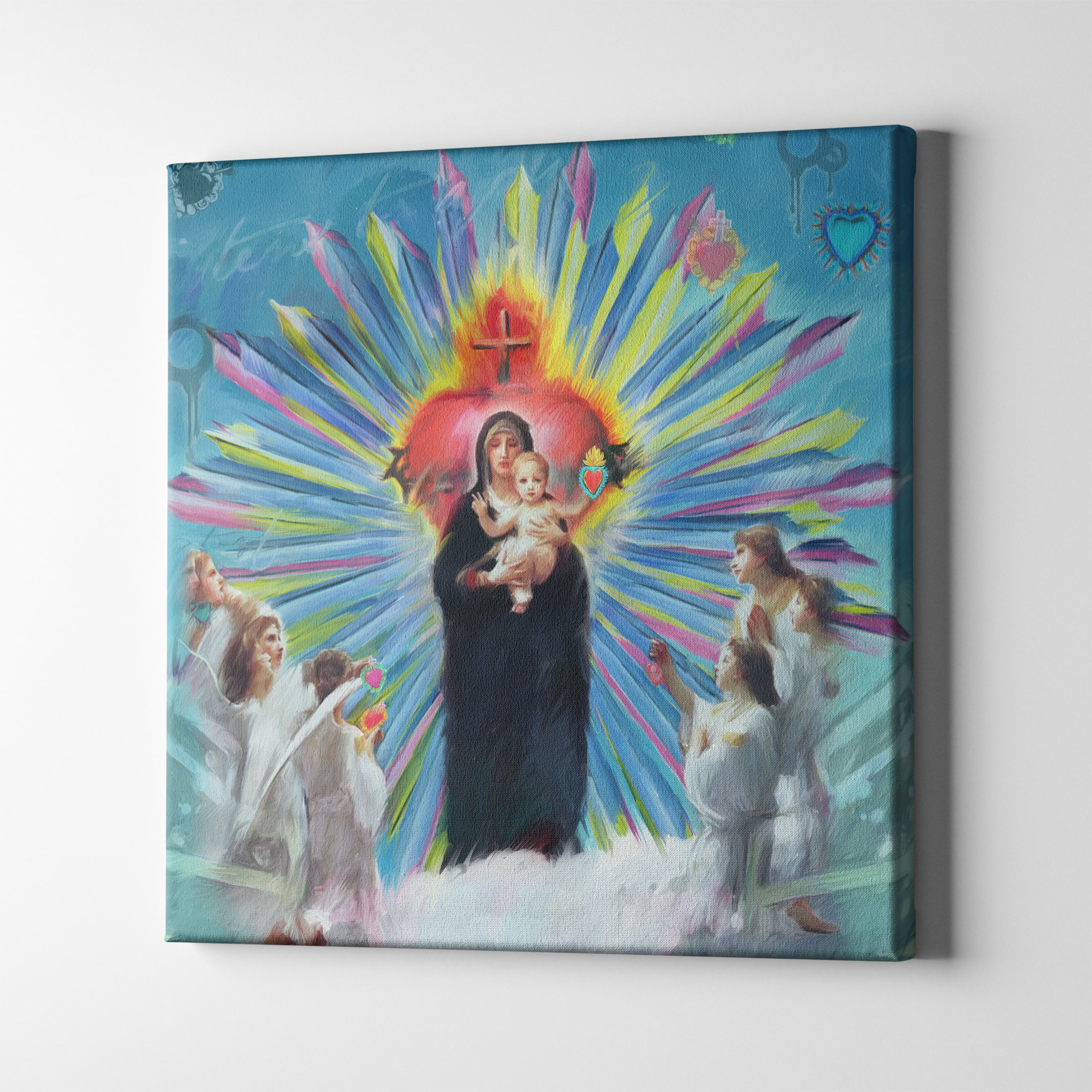 World Menagerie The Blessed Virgin Mary Jesus Christ Divine - Wrapped ...