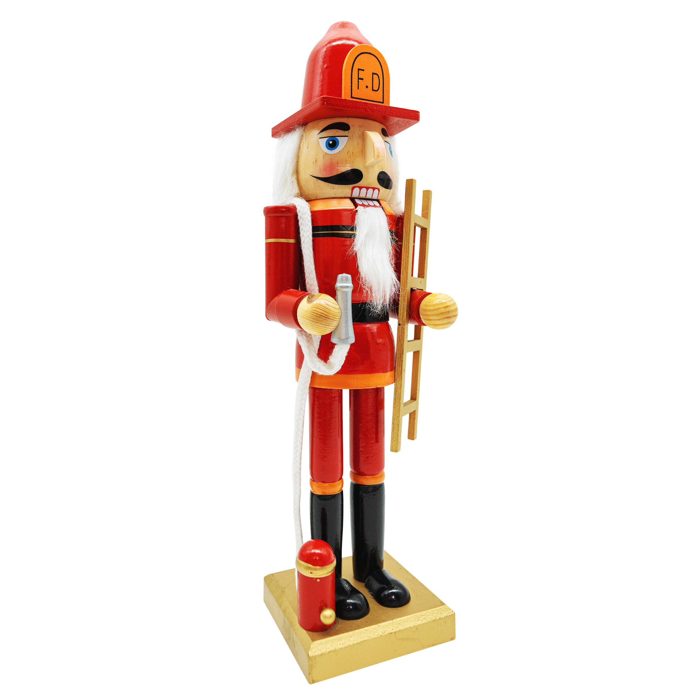 The Holiday Aisle® Fireman with Hose Nutcracker & Reviews | Wayfair