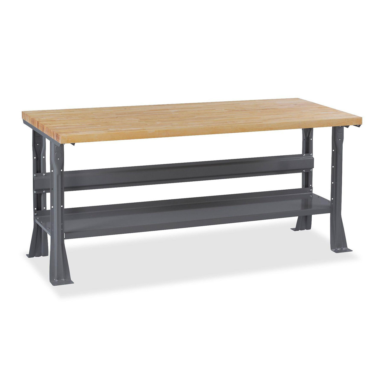 WFX Utility™ Witham Butcher Block Top Workbench & Reviews | Wayfair