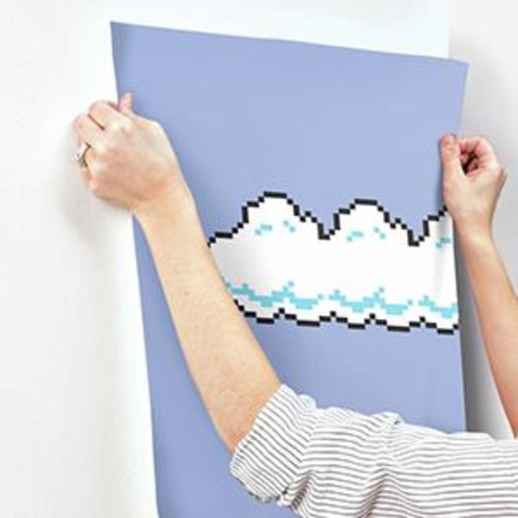 Room Mates Nintendo Abstract Wallpaper & Reviews | Wayfair
