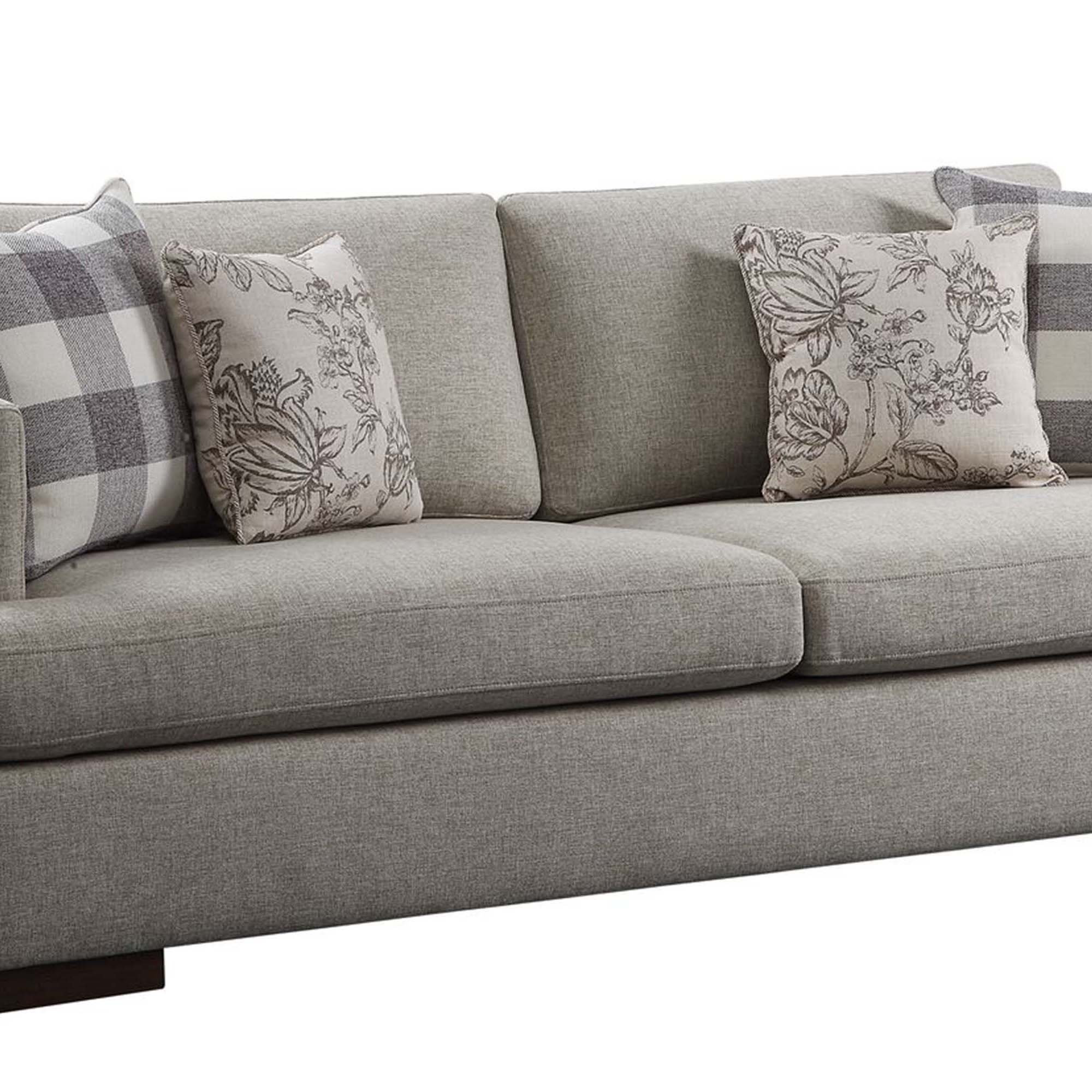 Farm on table 38'' Upholstered Sofa | Wayfair