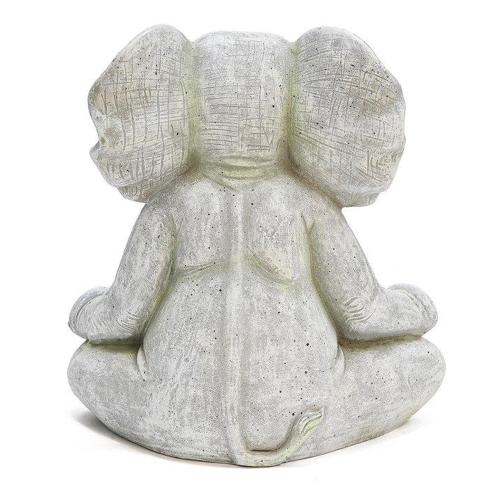 Langley Street Lach Meditating Elephant Statue & Reviews | Wayfair