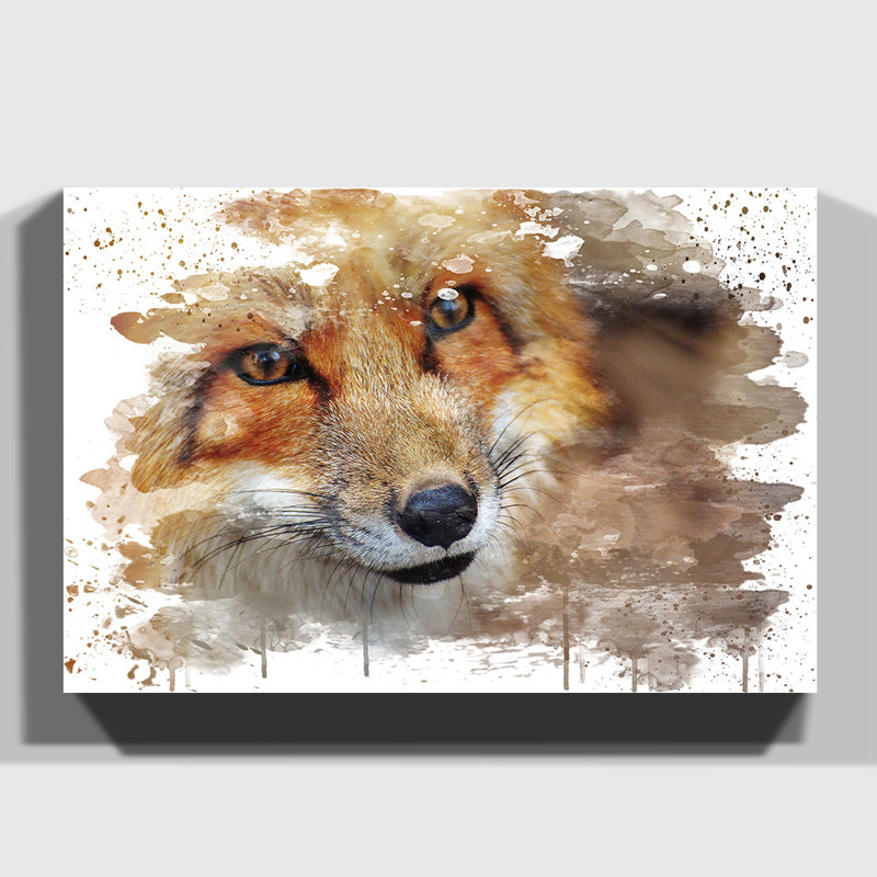 Alpen Home'Red Fox' Graphic Art Print & Reviews | Wayfair.co.uk