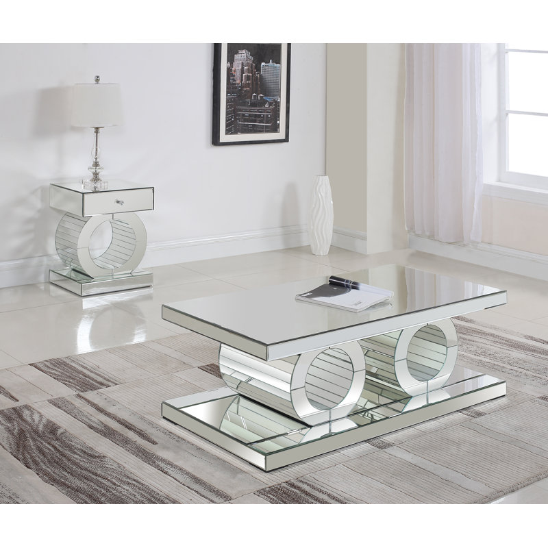 Everly Quinn Matthieu 2 Piece Coffee Table Set & Reviews | Wayfair