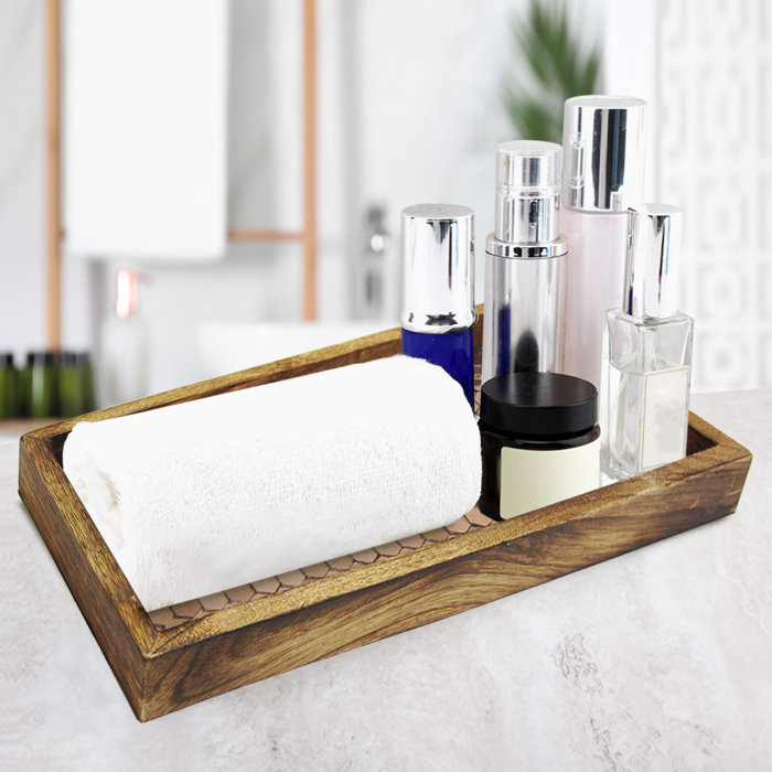 World Menagerie Jasinski Solid Wood Tray & Reviews | Wayfair