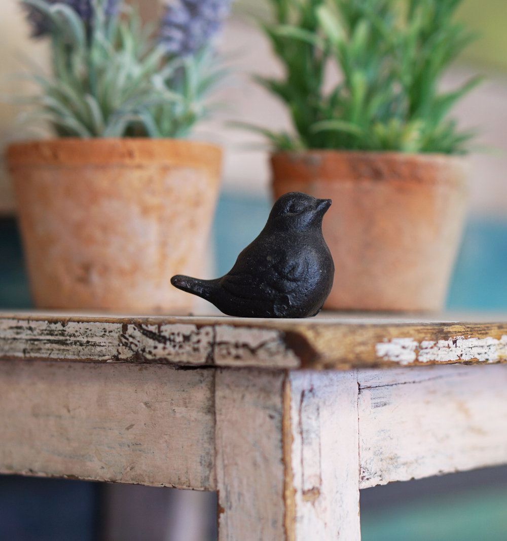 August Grove® Cast Iron Mini Birds | Wayfair
