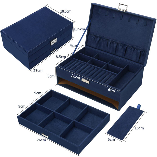 Canora Grey Large Jewellery Box | Wayfair.co.uk