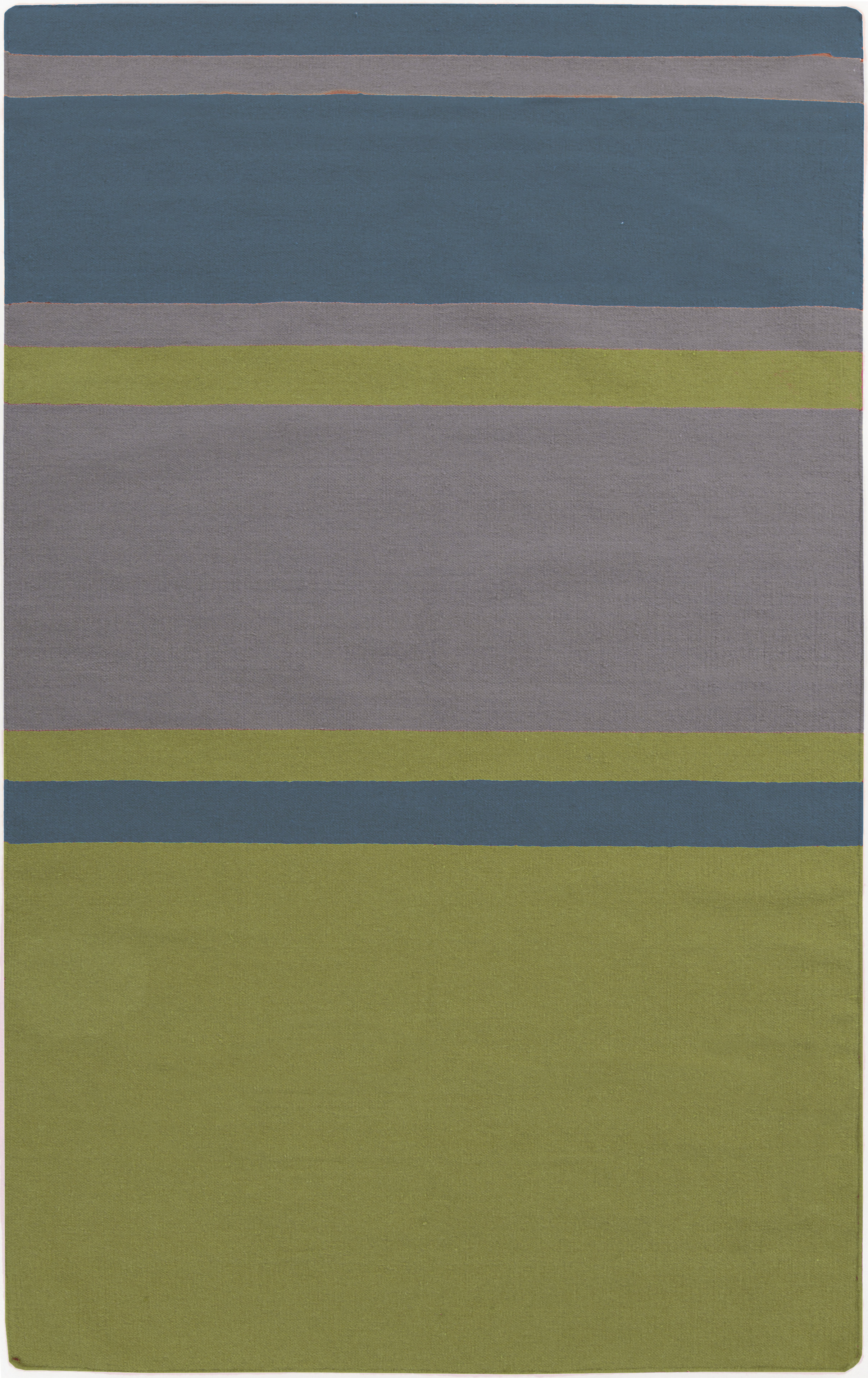 Wade Logan® Asencio Handmade Wool Blue/Gray/Green Rug | Wayfair